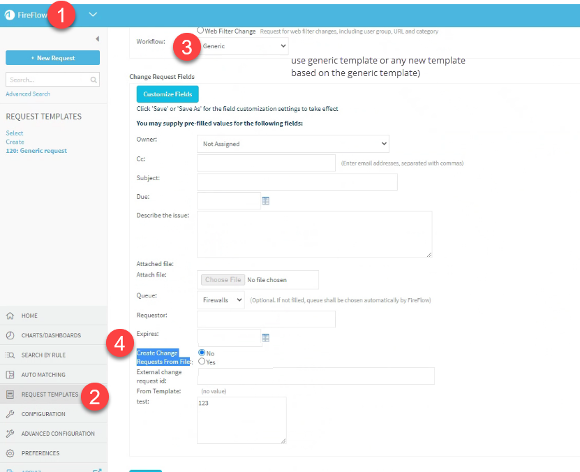 Create generic change request