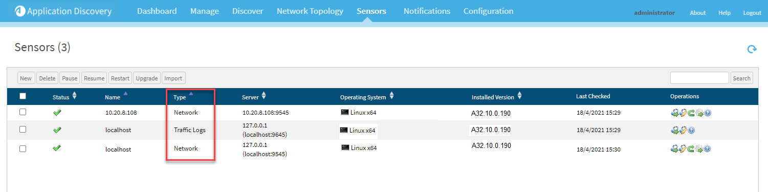Deploy Application Discovery